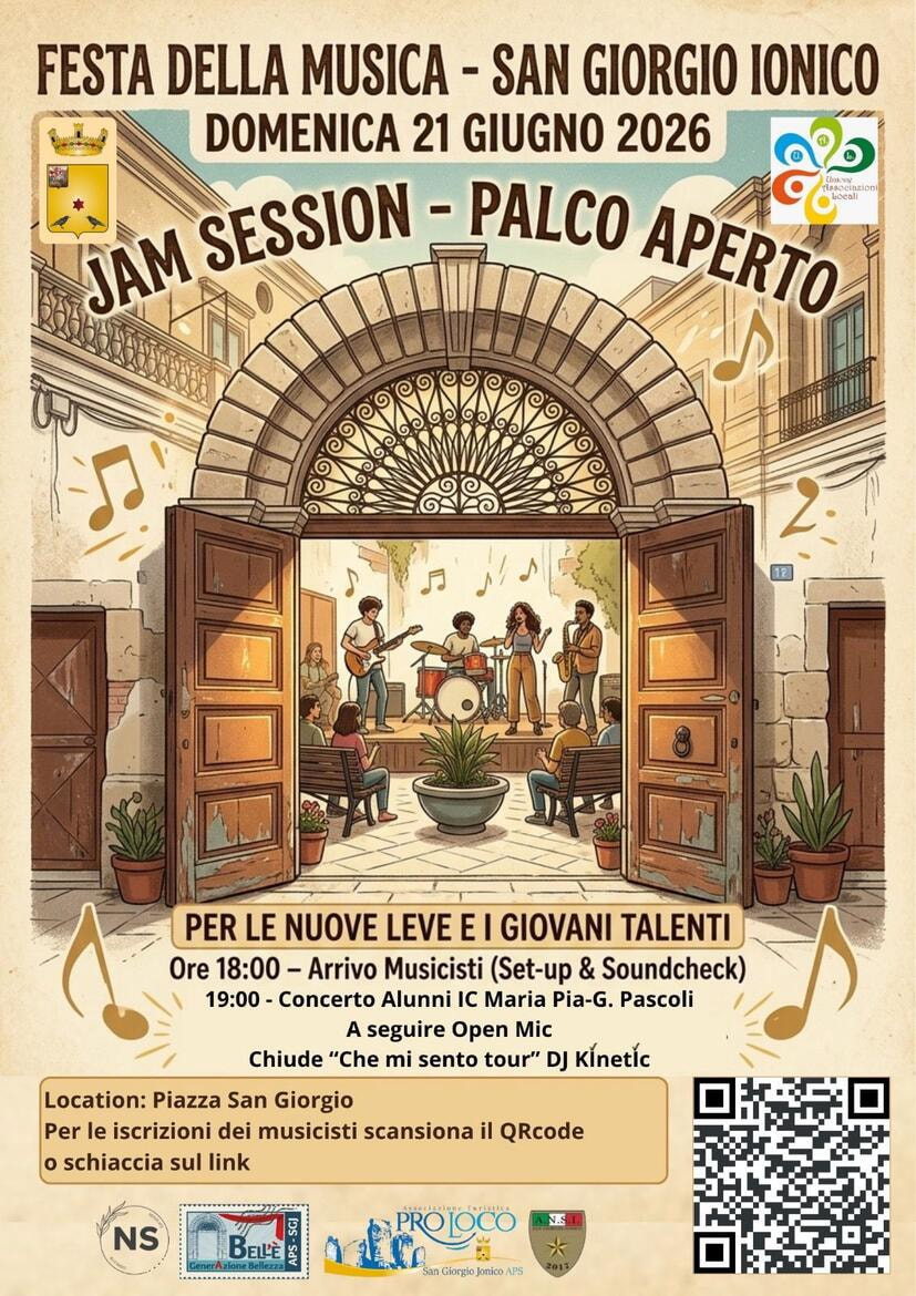 FESTA DELLA MUSICA: JAM SESSION - PALCO APERTO / Notizie / Novità ...